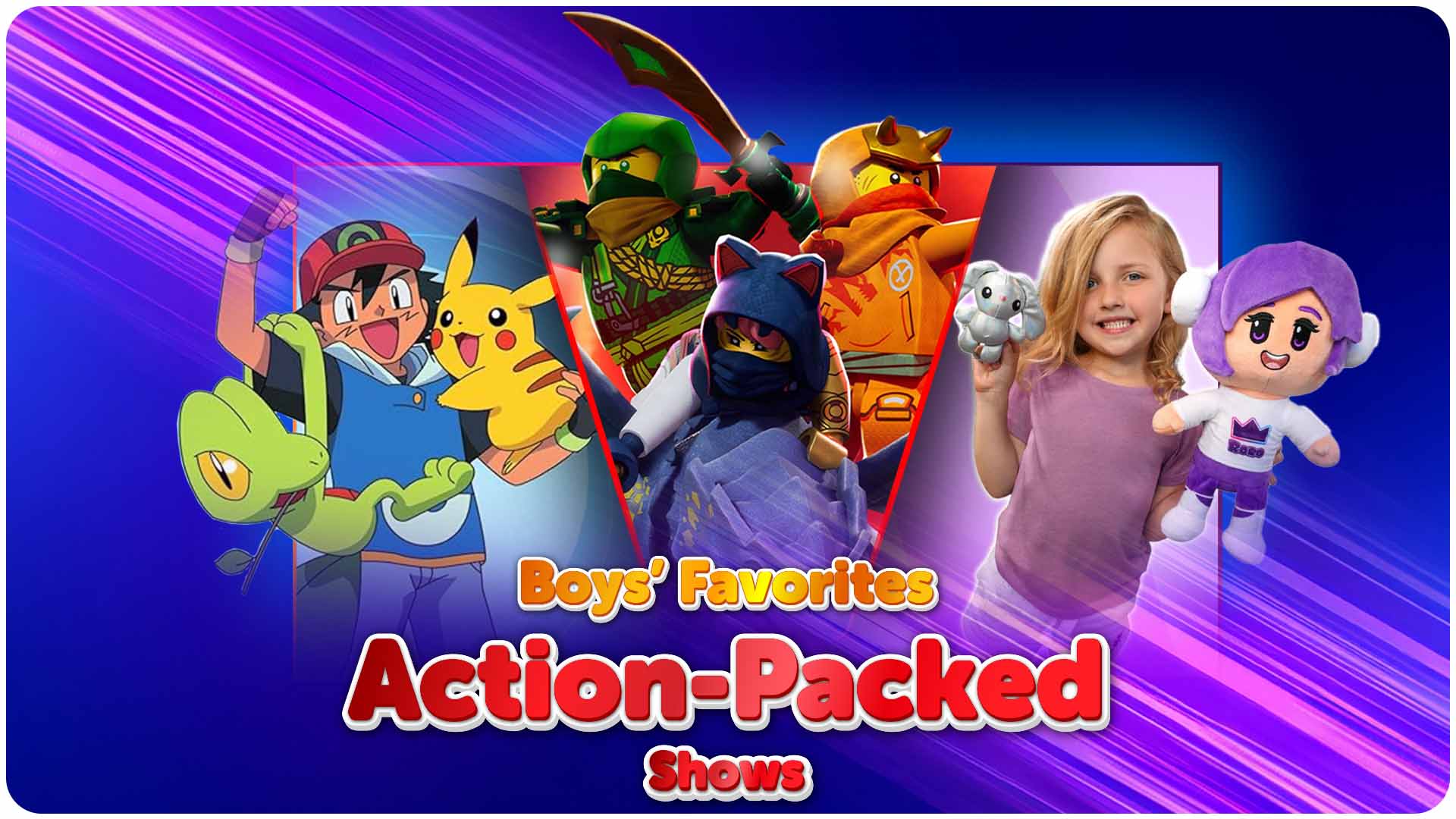Stream Action-packed Shows For Boys Free on HappyKids